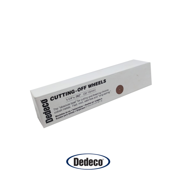 Disco Cut Off Grueso Medida 1-1/4 - .062" - Caja 100pz. • Odontodo